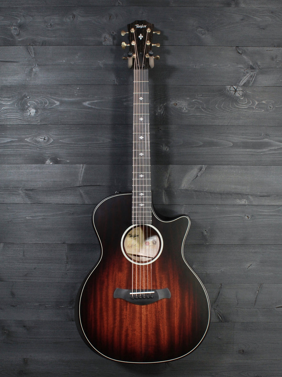 Pre-Owned Taylor Builder’s Edition 324ce Urban Ash - Mahogany Top ...