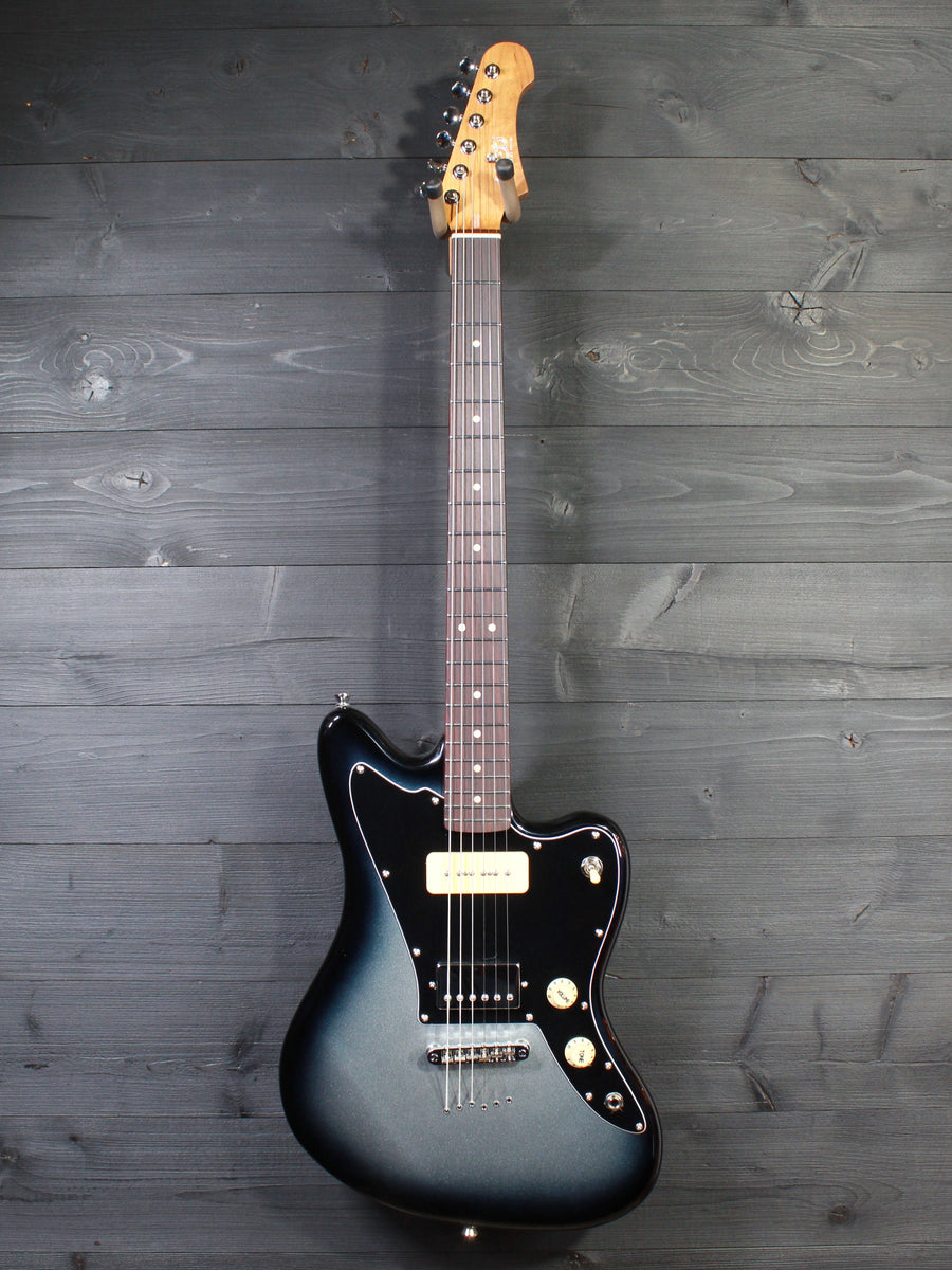 Jet / Flight Electric Guitar JJ-350 Baritone Moonburst w/ Gig Bag Incl ...